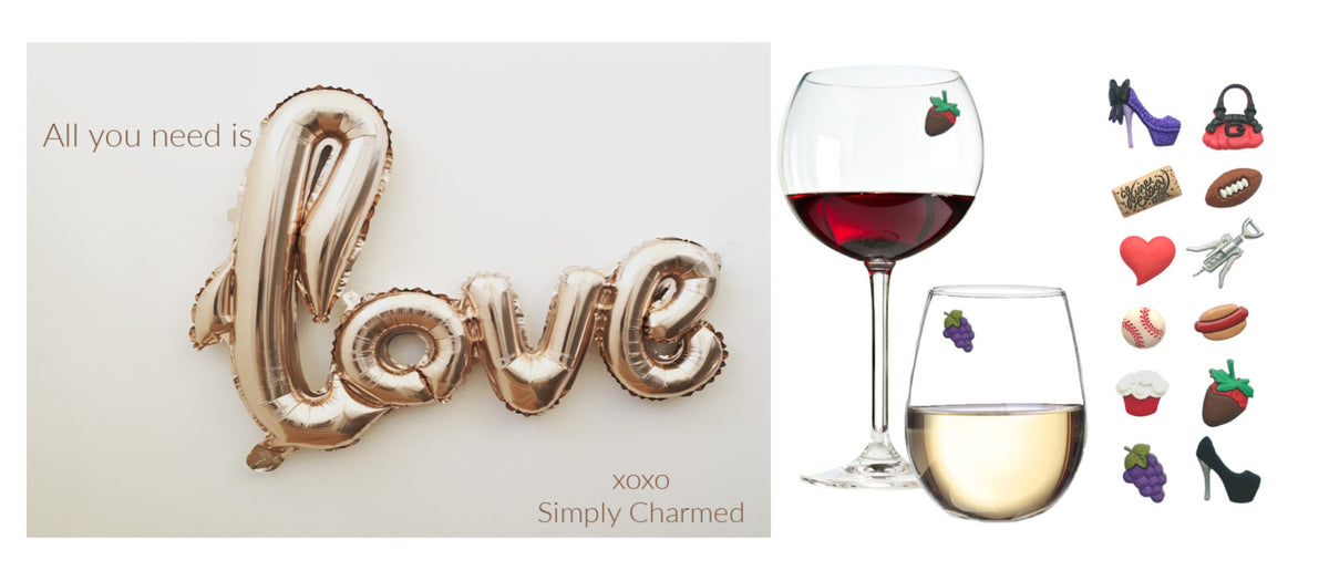 Magnetic Wine Charms, Wine Markers & Wine Gifts | Simply Charmed